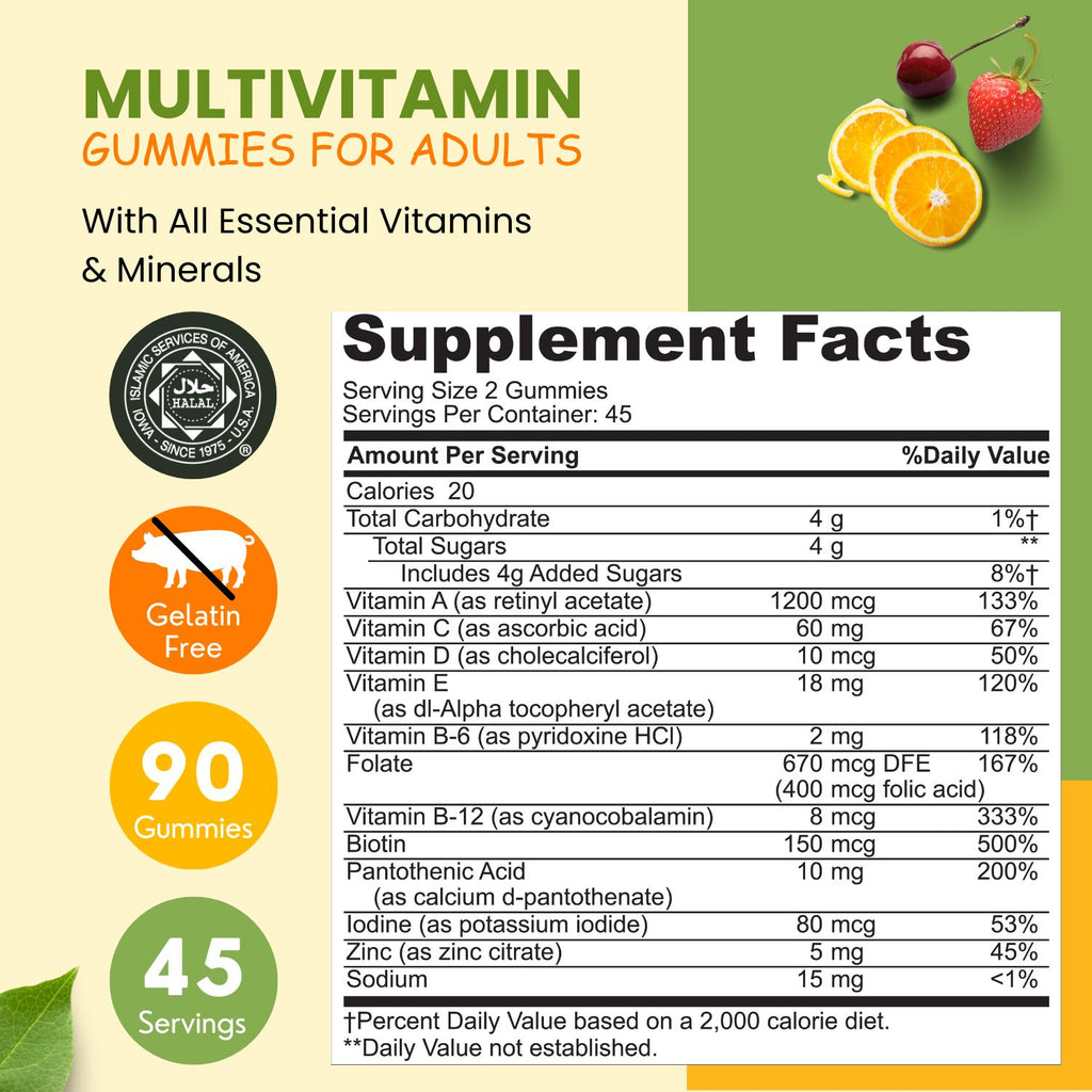 Halal Vitamins - Halal Multivitamins For Women & Men - SHIFAA NUTRITION