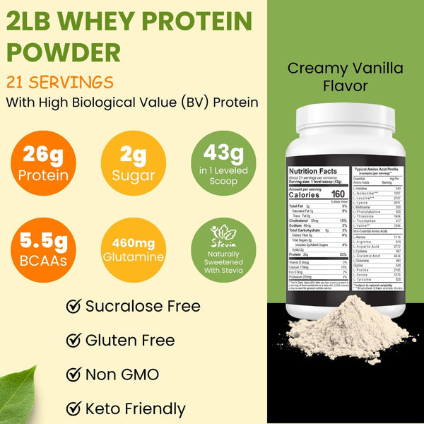 Halal Vanilla Protein Powder - Whey Protein - SHIFAA NUTRITON – SHIFAA ...